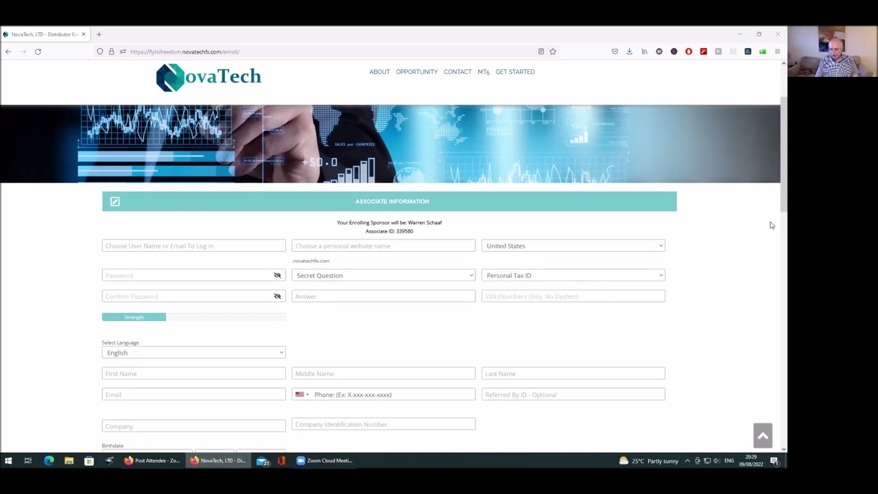How To Sign Up To Novatechfx | Novatechfx Beginners Tutorials Step 1 ...