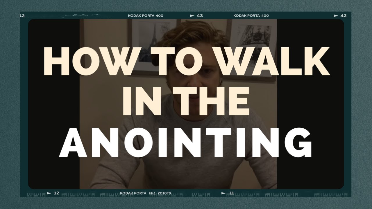 HOW TO WALK IN THE ANOINTING - BRANDEN BRIM - YouTube