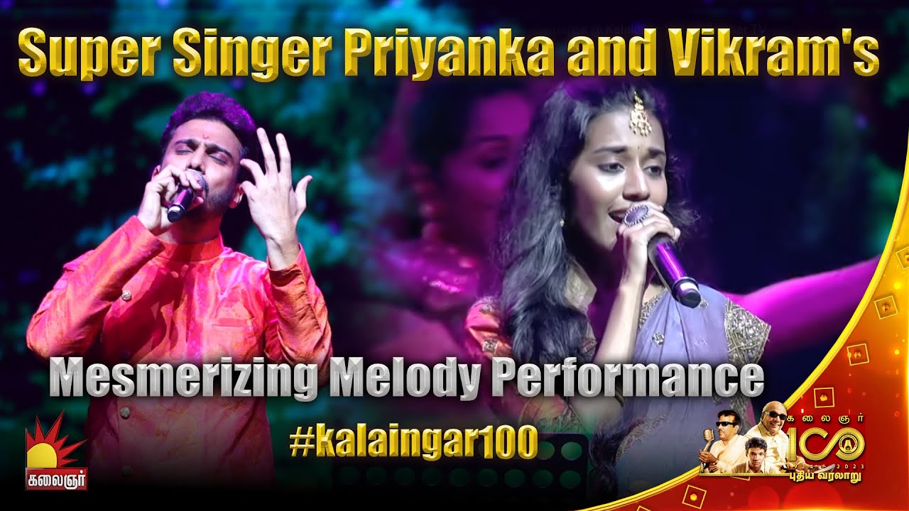 Super Singer Priyanka and Vikram's Mesmerizing Melody Performance ...