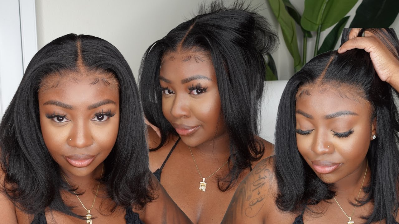 *EASY* BEGINNER FRIENDLY BOB LACE WIG INSTALL | ft NADULA HAIR - YouTube