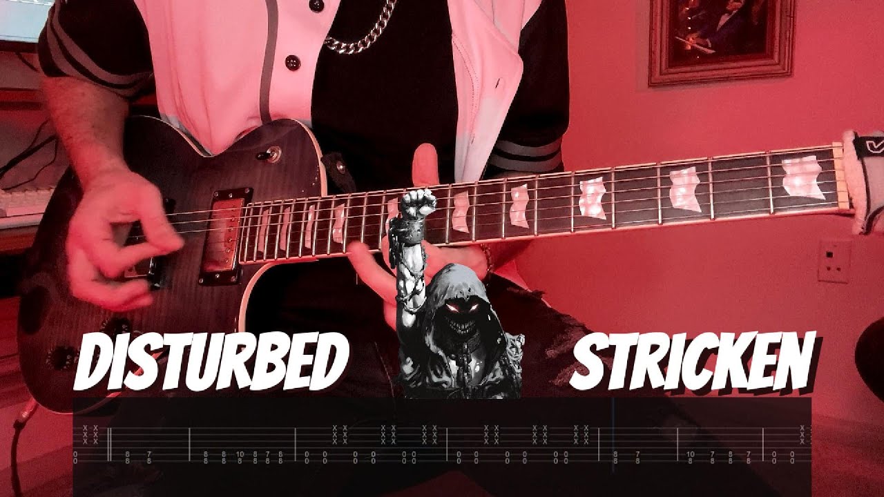 Stricken by Disturbed – Epic Guitar Playthrough with Tabs - YouTube