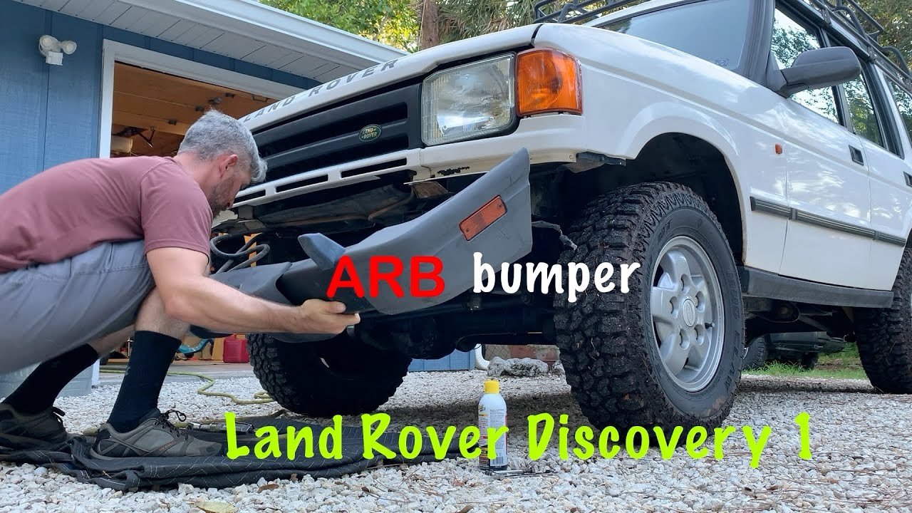 ARB Bumper Land Rover Discovery 1 Install - YouTube