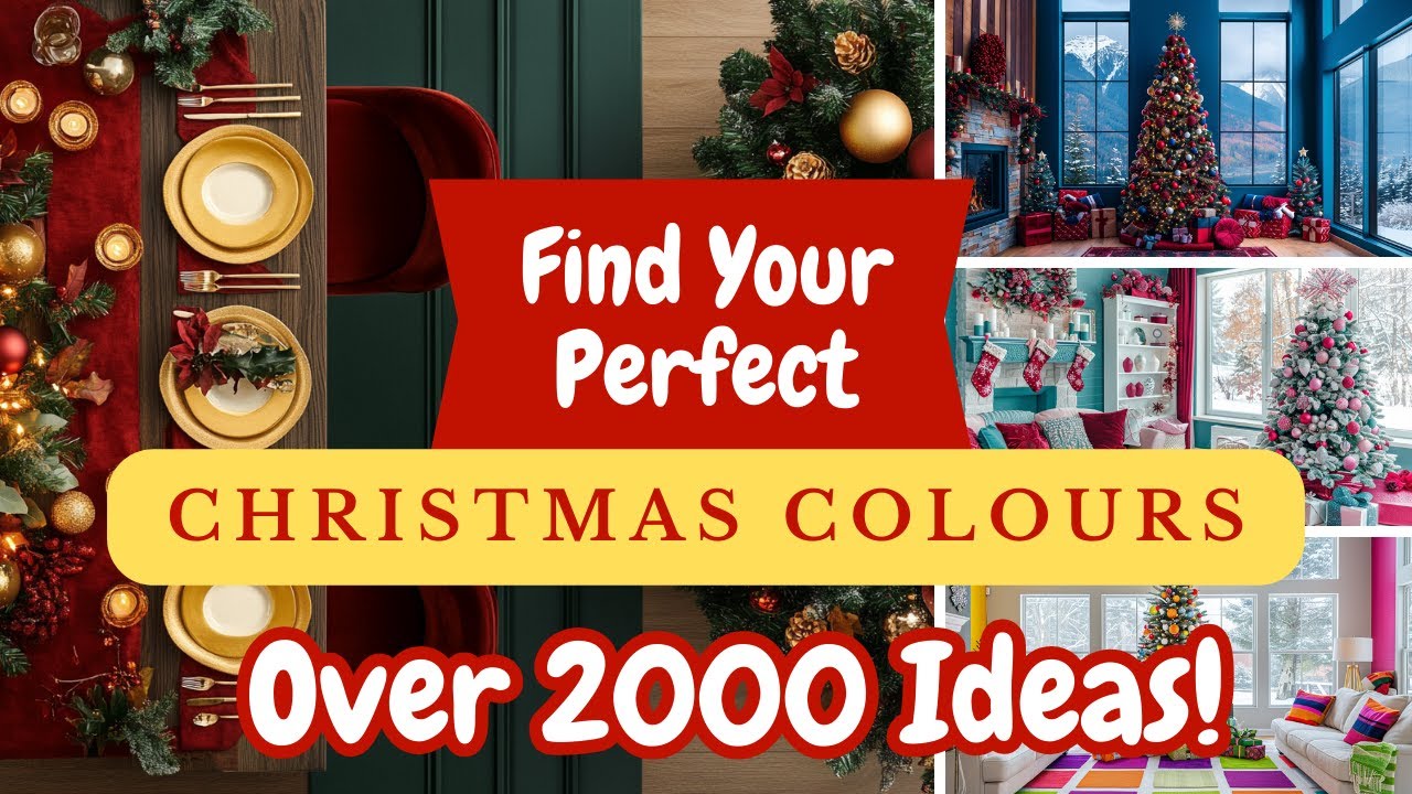2000+ Christmas Tree & Festive Décor Colour Ideas for Colourful ...