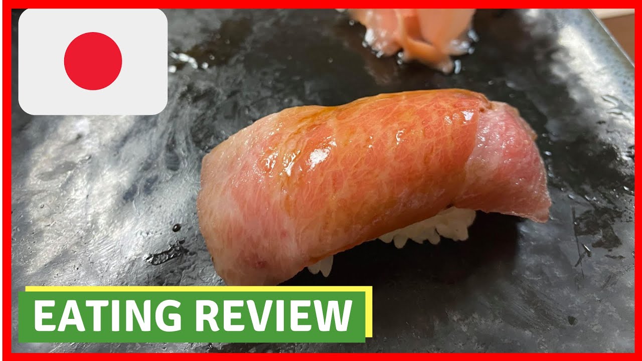 Japanese Mukbang with Omakase style sushi course menu - YouTube