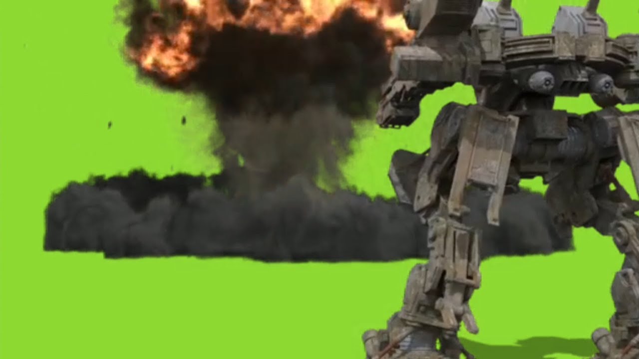 Future Robot || HD Stock Green Screen Il VFX Effect II Chroma Key ...