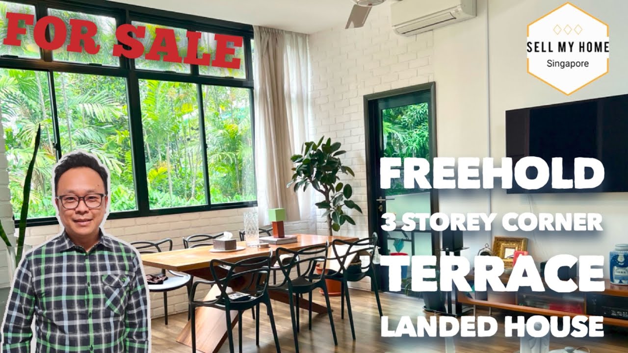Freehold Landed Corner Terrace House for Sale | D8 Sell My Home - YouTube