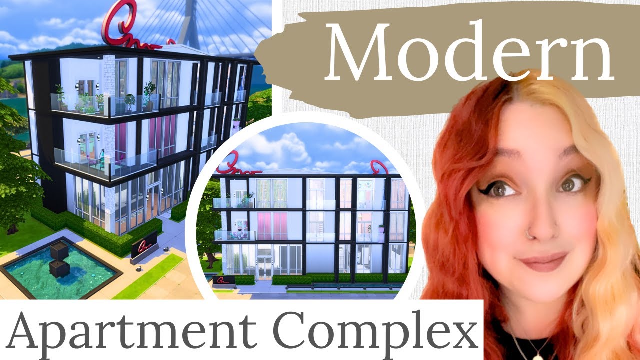 Building a High-End Apartment Complex in The Sims 4 - YouTube