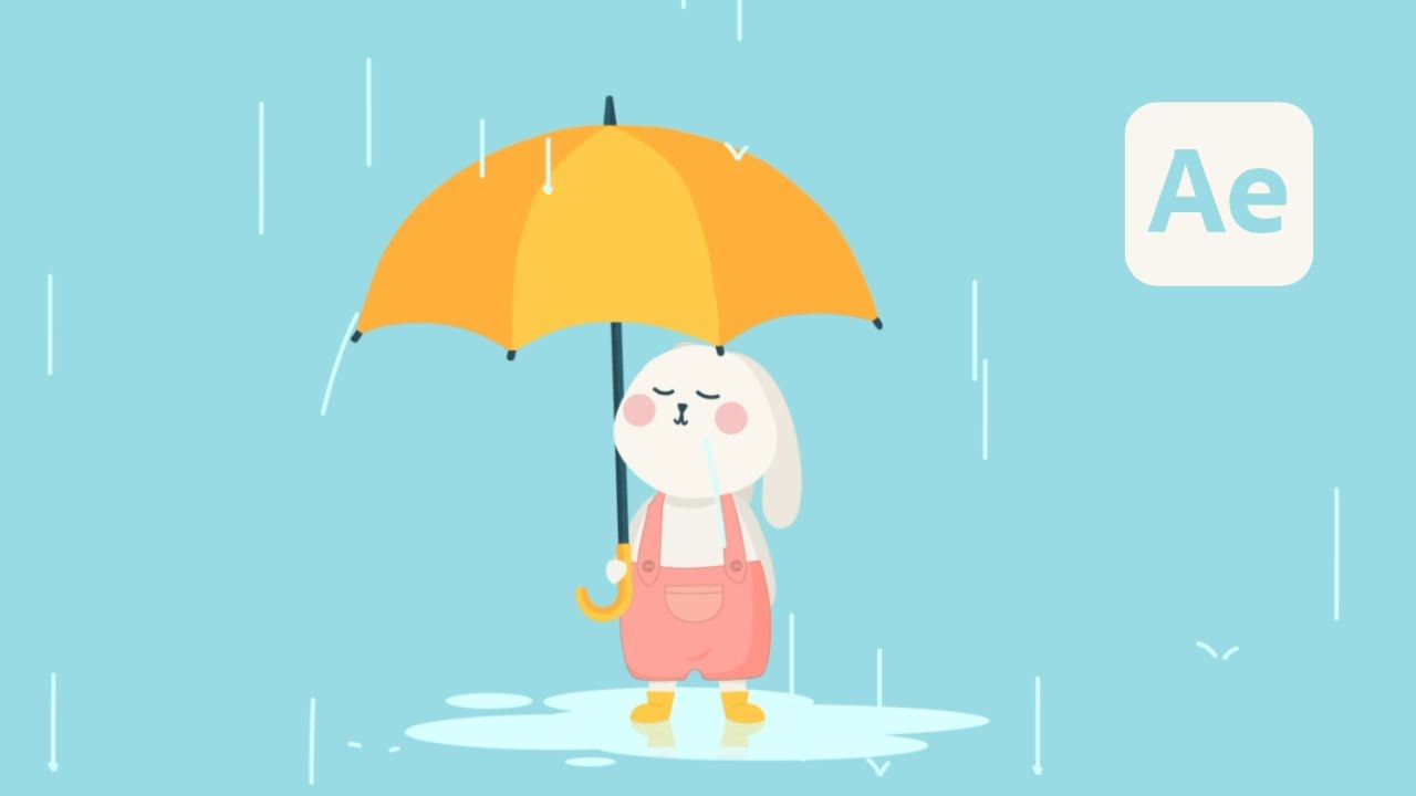 Raining Animation - After Effects Tutorial #65 - YouTube