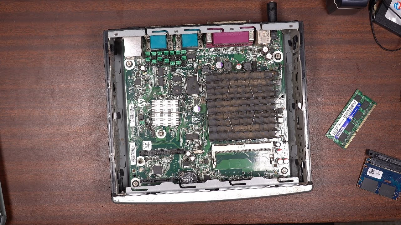 HP T505 Thin Client | Teardown Overview And Benchmarks - YouTube