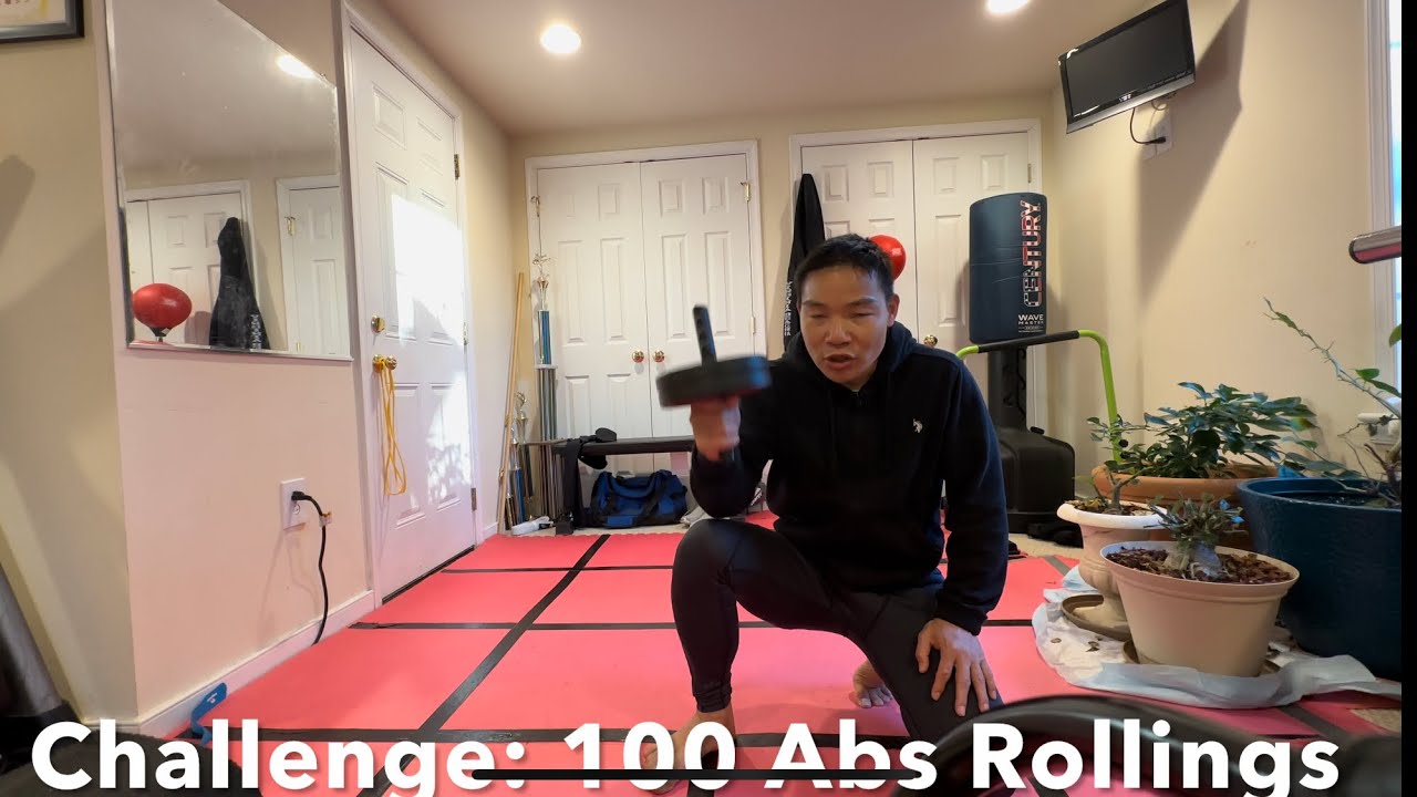 100 Abs Rollings Challenge - YouTube