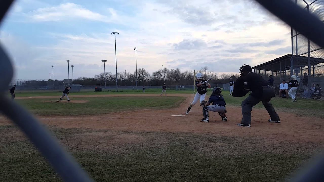 Theo double NW Metro USSSA Banditos of Austin 10U tournament win - YouTube