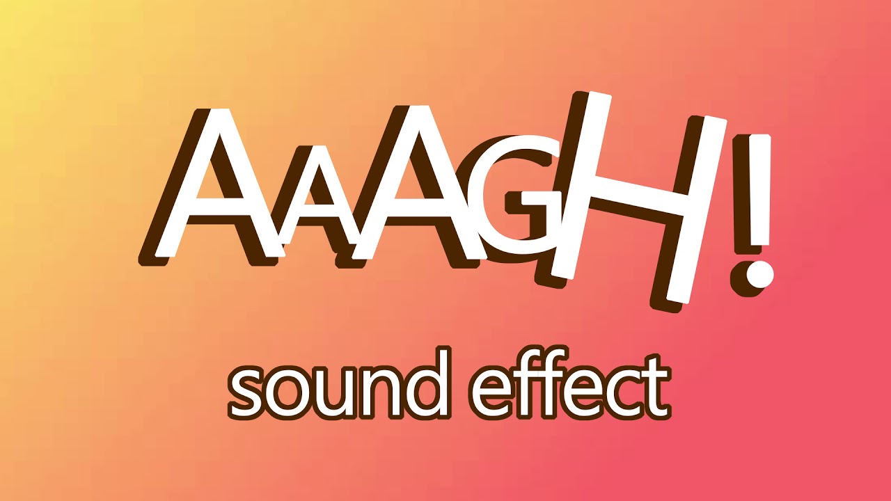 Screams AAAGH sound effect │free download│ - YouTube