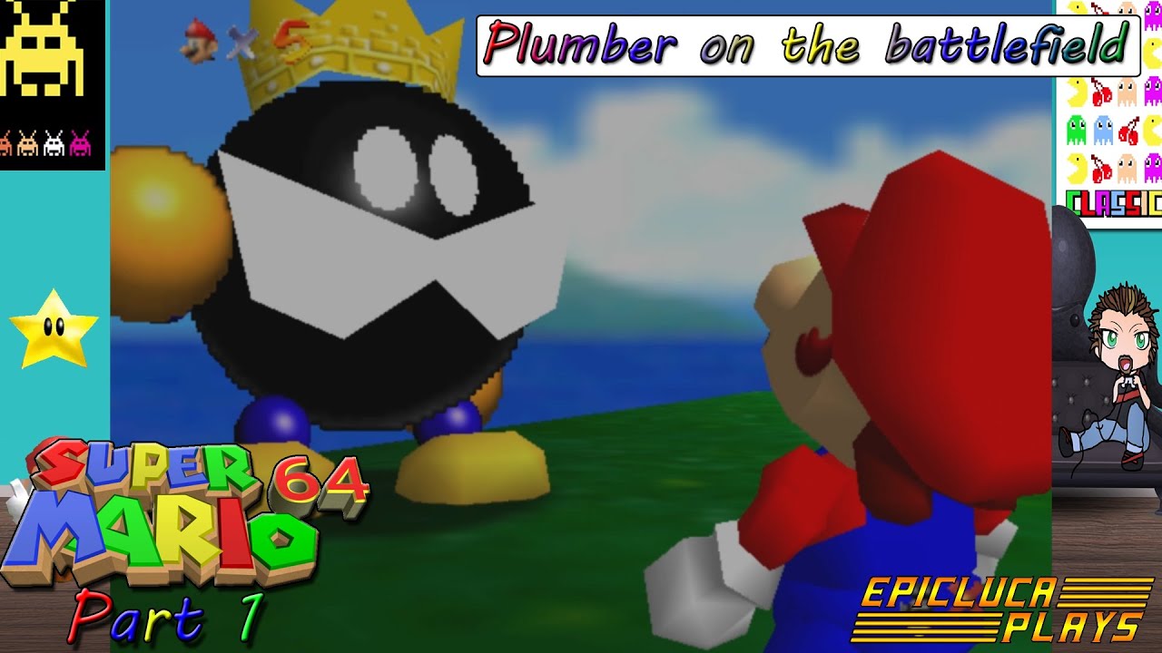 Super Mario 64 Part 1 - Plumber on the Battlefield (Wii U Virtual ...