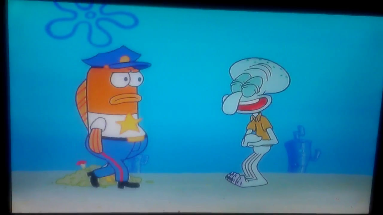 Spongebob episode 1 police officer 👮 - YouTube