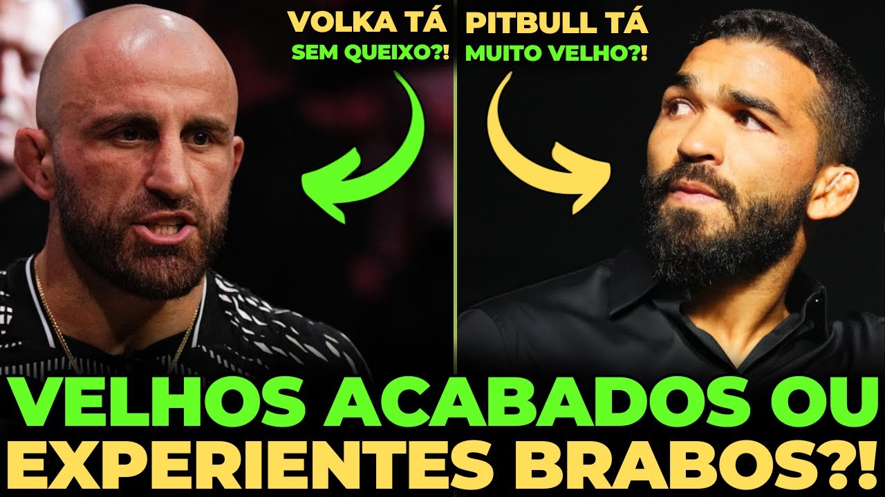 VOLKA E PITBULL ESTÃO VELHOS, ACABADOS E VÃO LEVAR UMA SURRA?! - YouTube