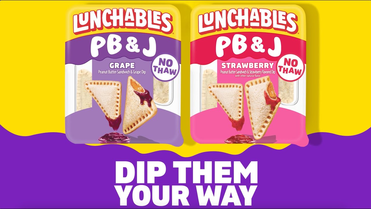 Try Lunchables Peanut Butter and Jelly Sandwich Grape - YouTube