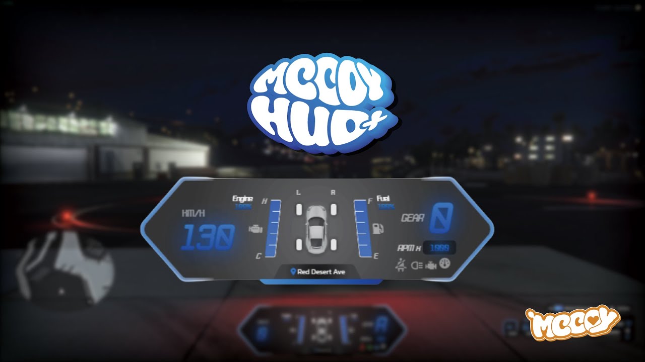 FiveM | Carhud UI ระบบเข็มไมล์ที่ทันสมัย!! - YouTube