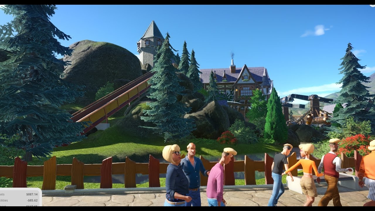 MIJN PLANET COASTER MAP ONLINE! - YouTube