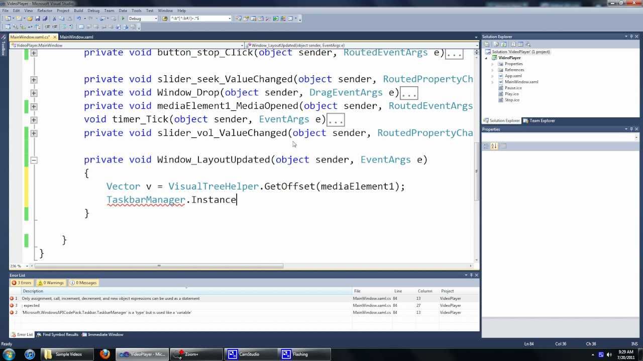 Developing for Windows 7: Taskbar #3: Controlling the (Windows Aero ...