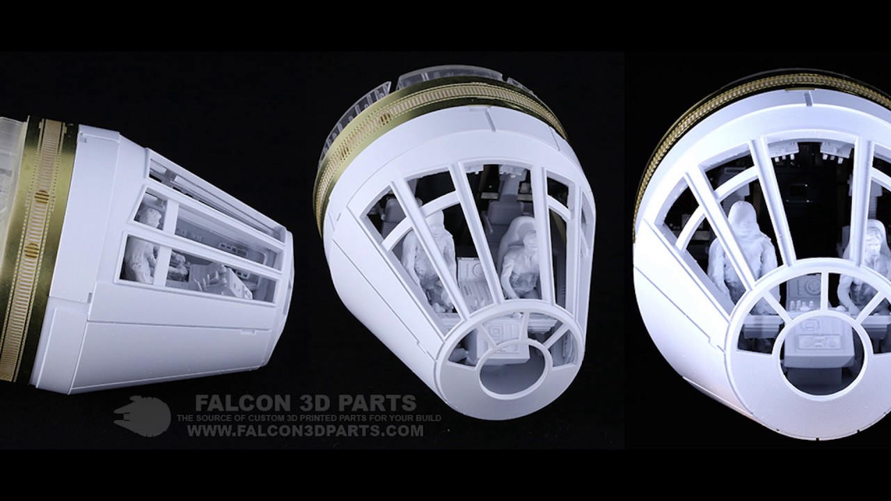 Cockpit Upgrade Set for DeAgostini Millennium Falcon with Photo Etched ...