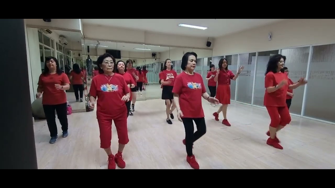My Ladies Rhumba - Line Dance - Level: Beginner - YouTube