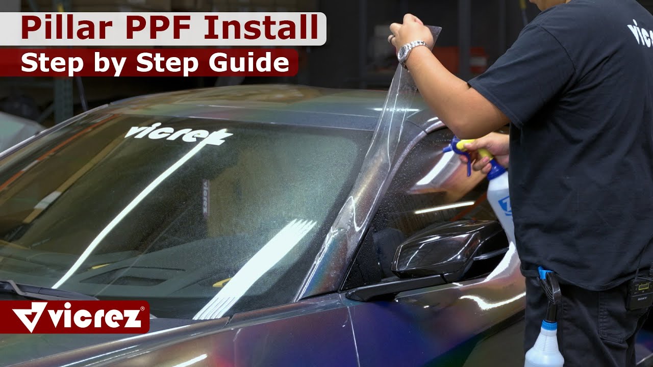 How to Install Vicrez PPF Protective Film Wrap to Car Pillars | 2020 ...
