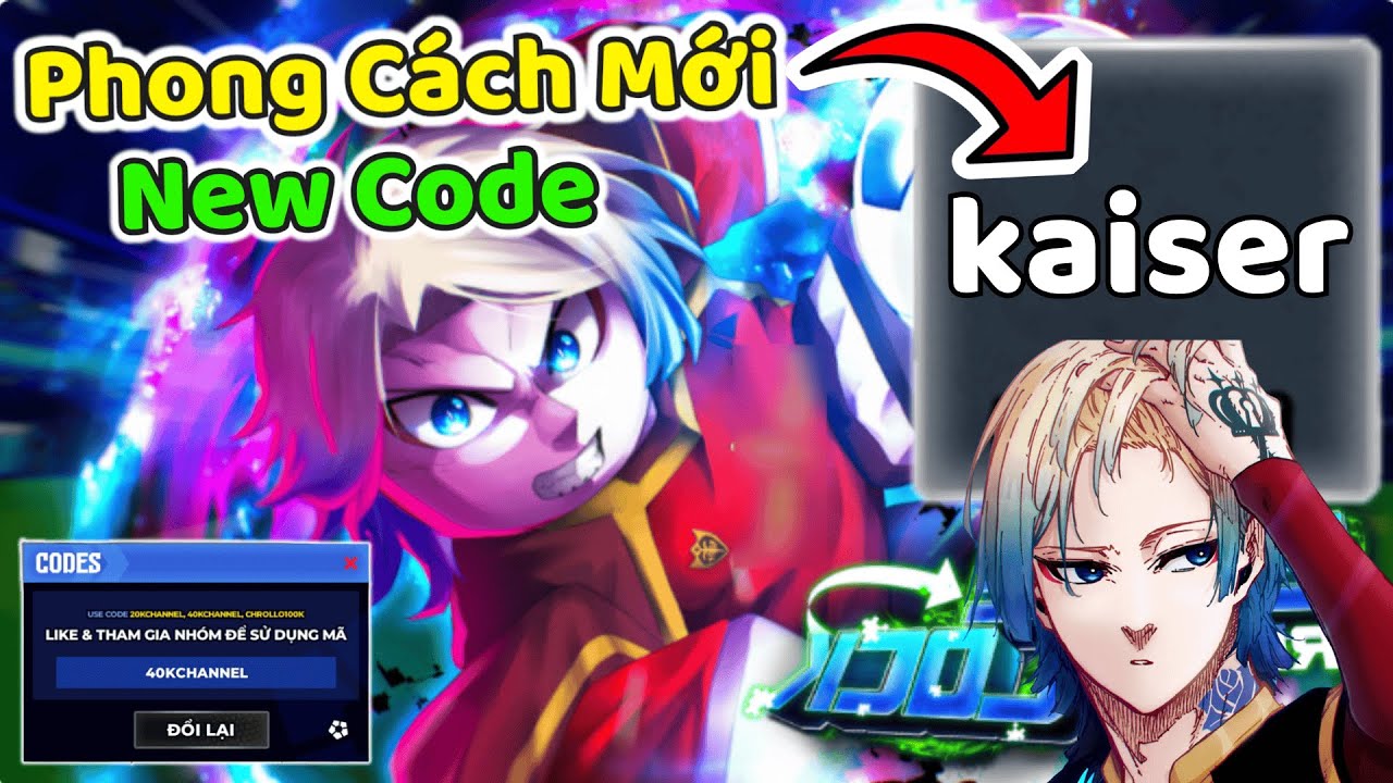 Blue Lock Rivals | CODES MỚI PHONG CÁCH KAISER SẮP XUẤT HIỆN THNE ...