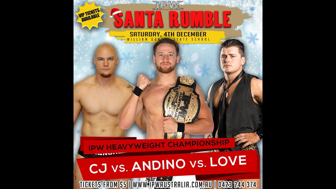 FULL MATCH - ZEKE ANDINO v JESSE LOVE v CJ - IPW HEAVYWEIGHT ...