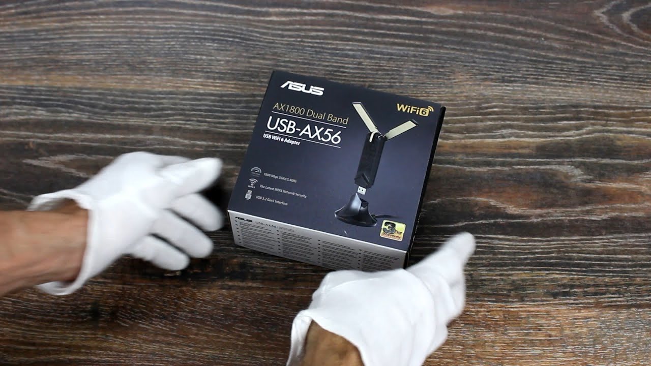 ASUS USB-AX56 Wi-Fi Adapter Unboxing - YouTube