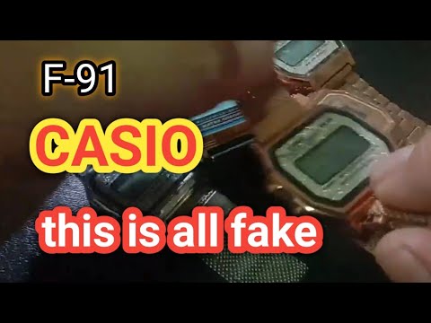 all fake casio casio watch review - YouTube
