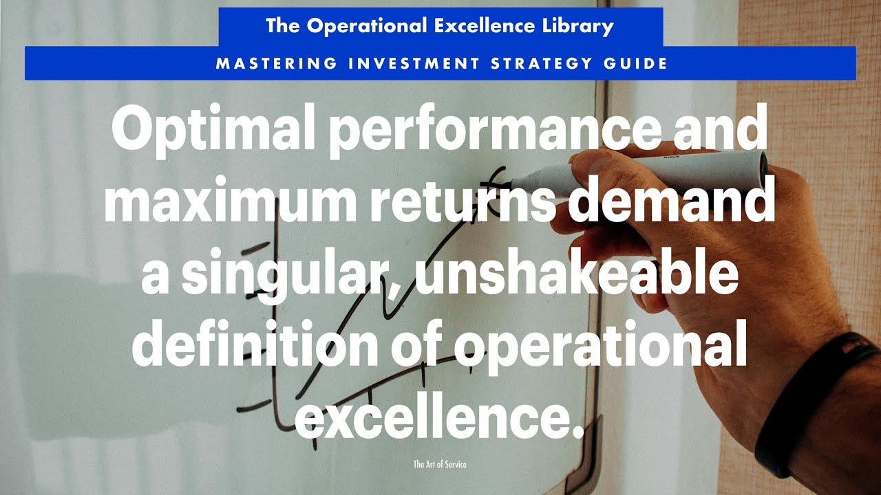 Unlock Max Returns: Expert Investment Strategy Guide for Operational ...