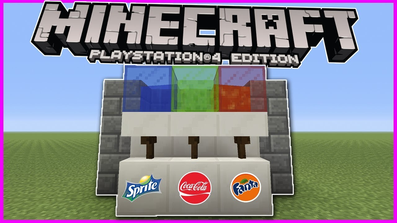 DISTRIBUTORE DI BIBITE AUTOMATICO!! COCACOLA e FANTA MINECRAFT PS4 ITA ...