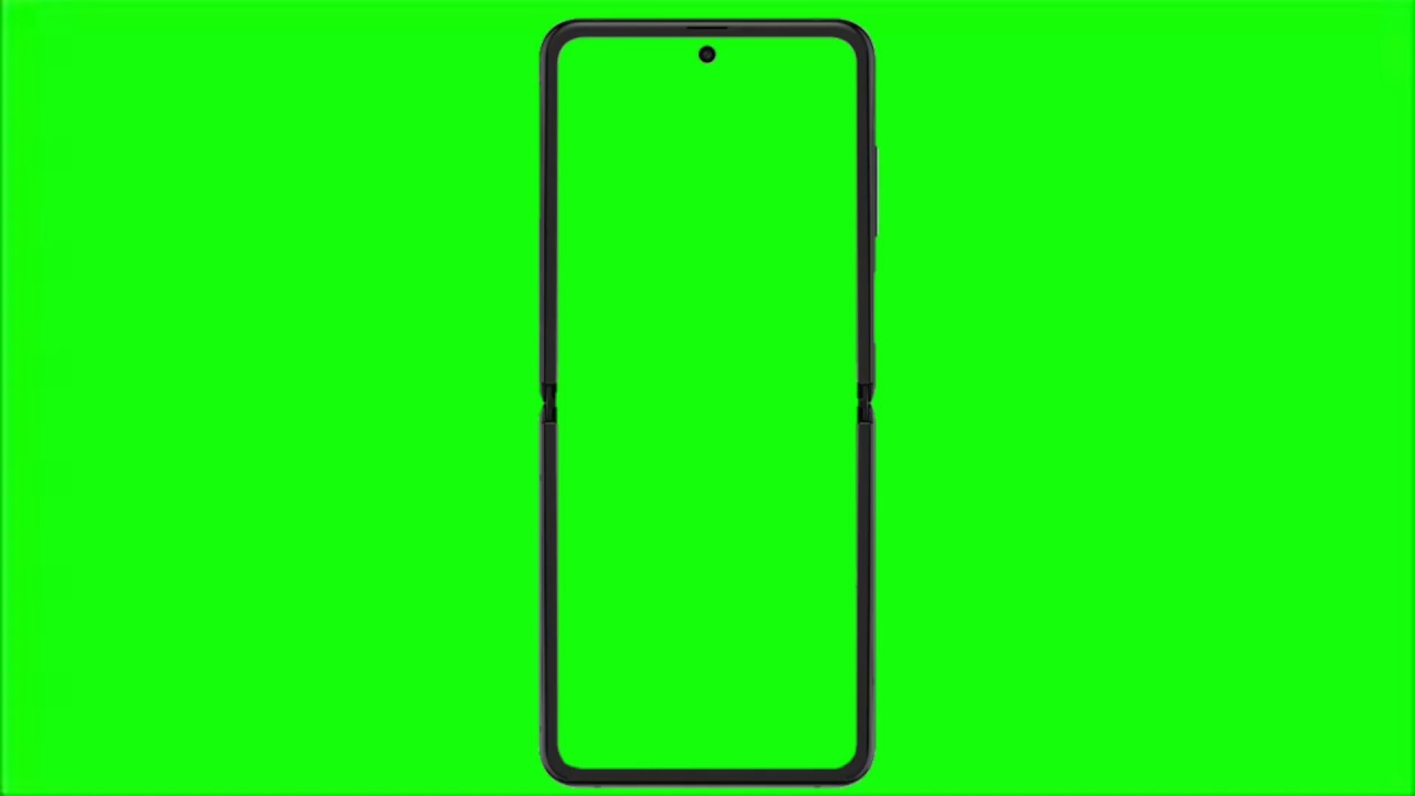 No Copyright | Green Screen Samsung Galaxy Z Flip mobile Video Frame ...