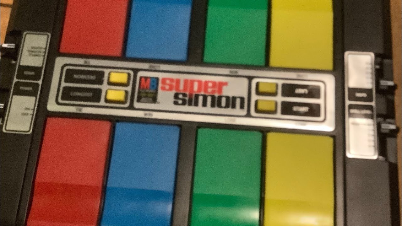 Milton Bradley Super Simon (1979) Demo - YouTube