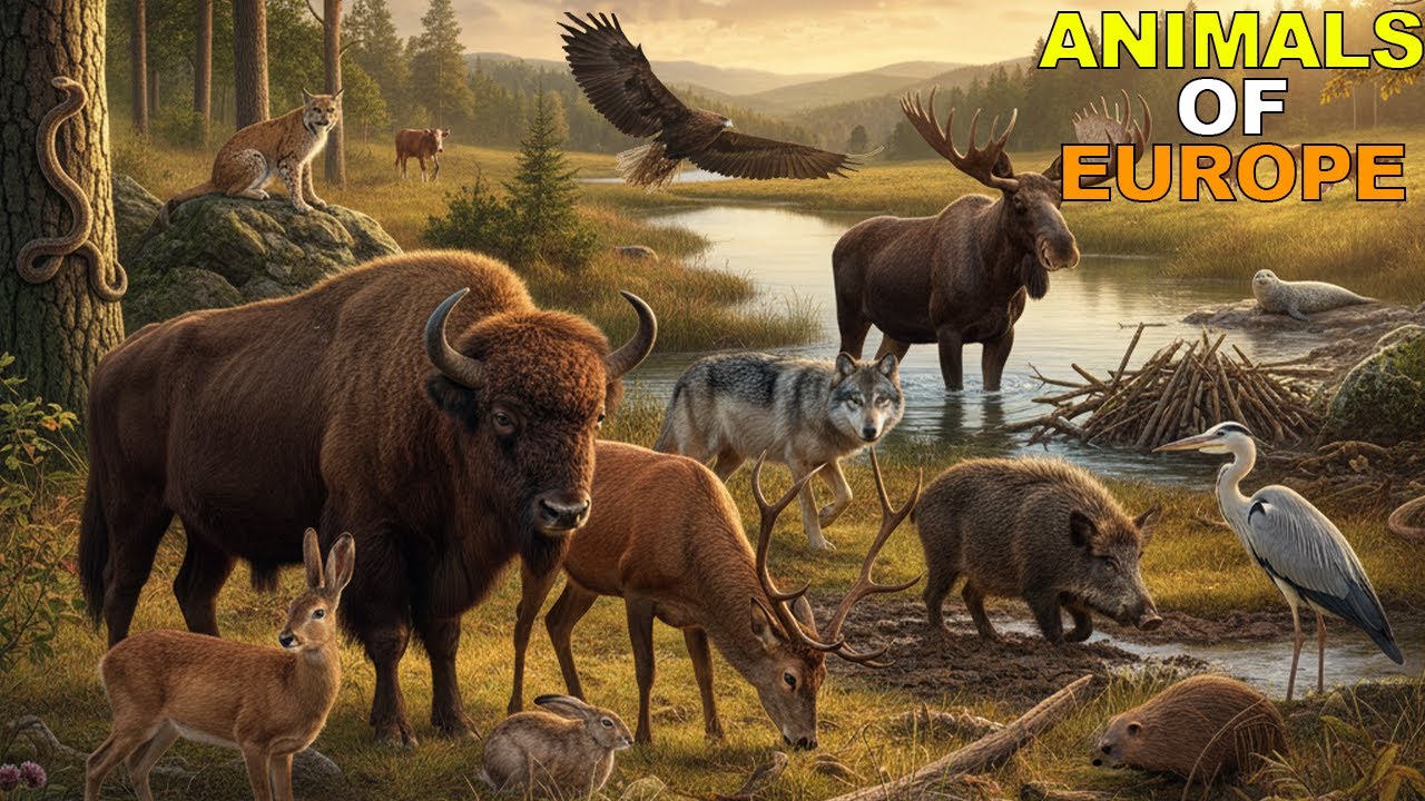 ANIMALS OF EUROPE - Nature's Mysteries in the Heart of the Old ...