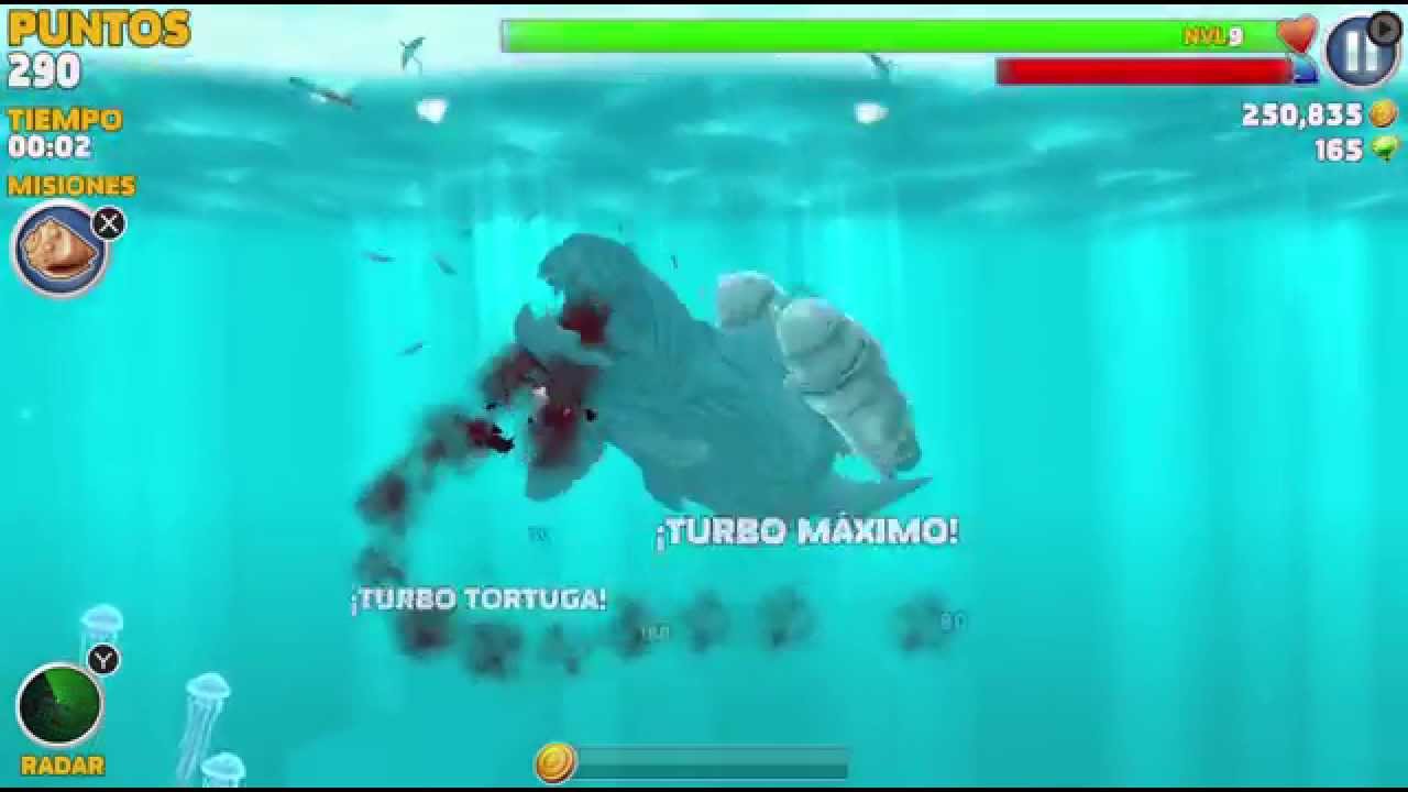 Hungry Shark Evolution // Leviathan con Jetpack - YouTube