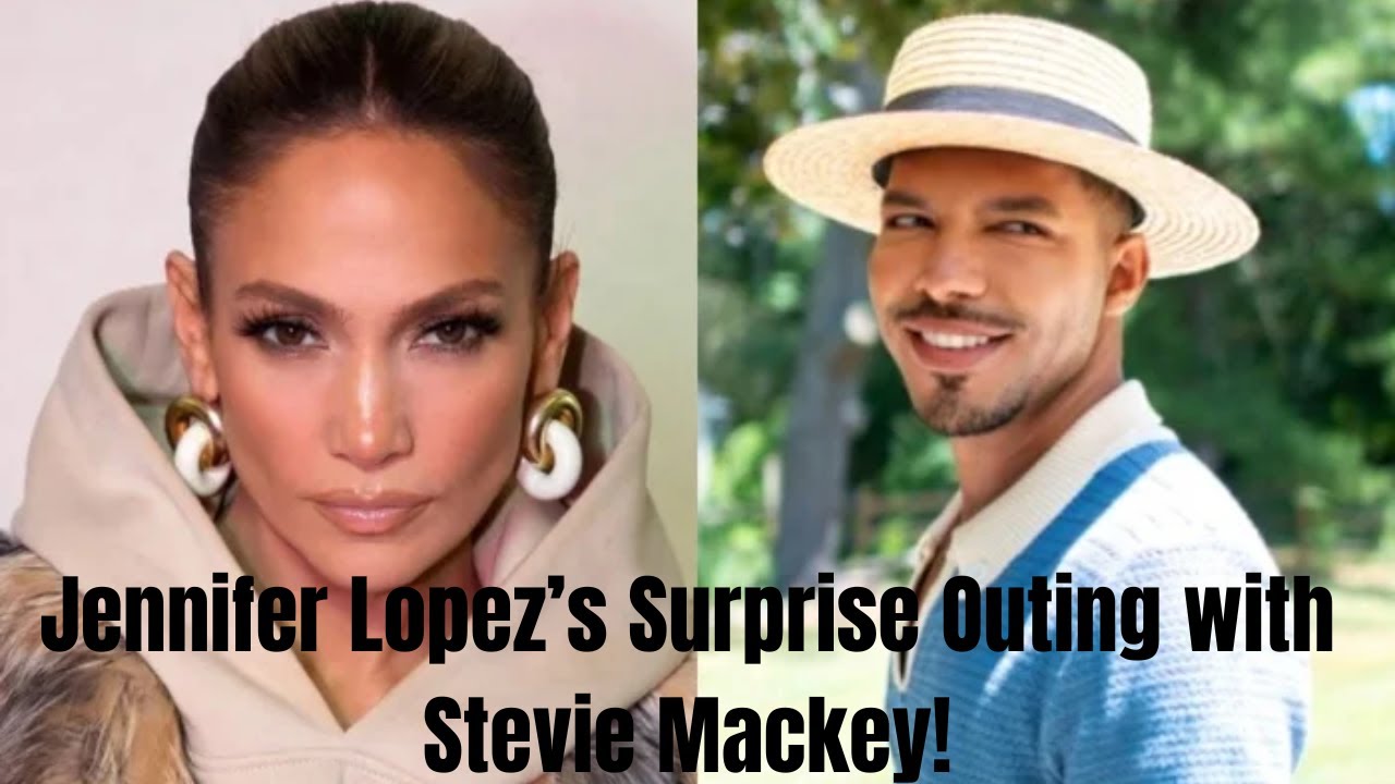 Jennifer Lopez Spotted in Rare Outing with Singer Stevie Mackey - YouTube