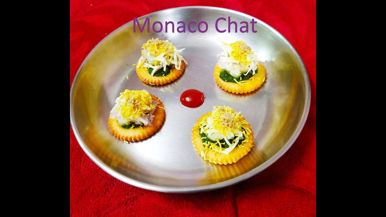 Monaco Biscuit Snack Recipes| Monaco Chat,Monaco Sandwich| 5 minutes ...