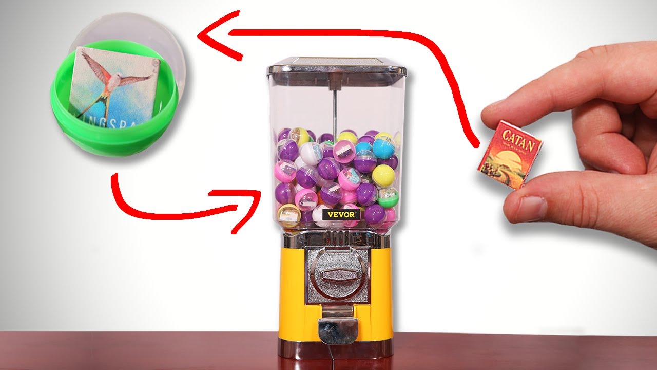 We Put Our Game Collection in a Gumball Machine. - YouTube