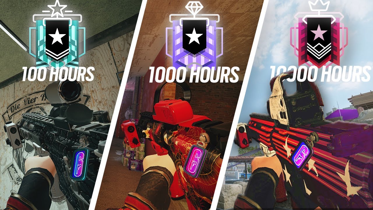 What 10,000 Hours of Rainbow six siege Looks like. (Handcam gameplay ...