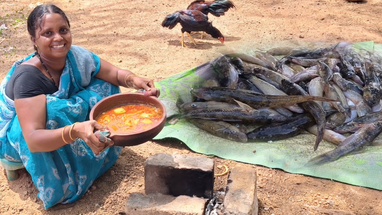 ఇసుక దొందులు(ఇసుక పూరి) చేపలతో కృప కూర చేసిందండోయ్. | Isuka dondula ...