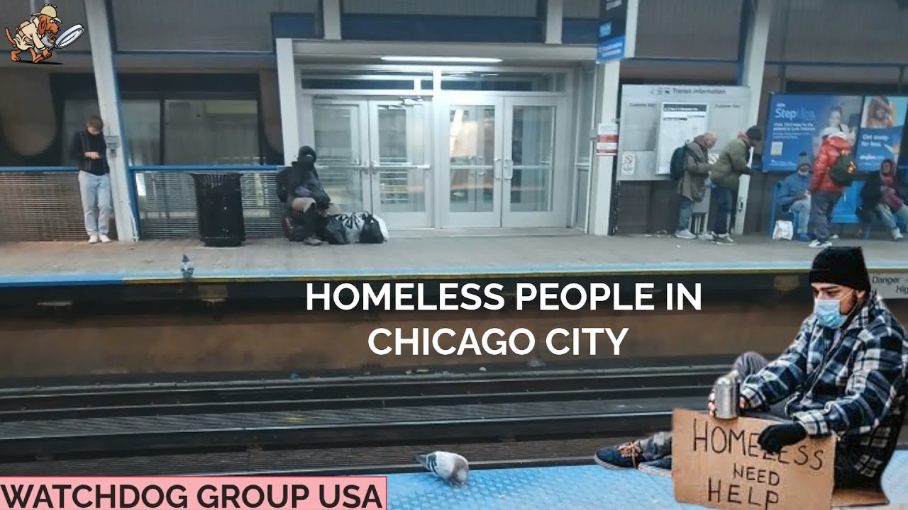 Homeless People in Chicago City - YouTube