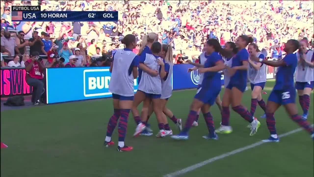 Gol de Lindsey Horan | USWNT vs. Colombia - 29 de Octubre, 2023 - YouTube