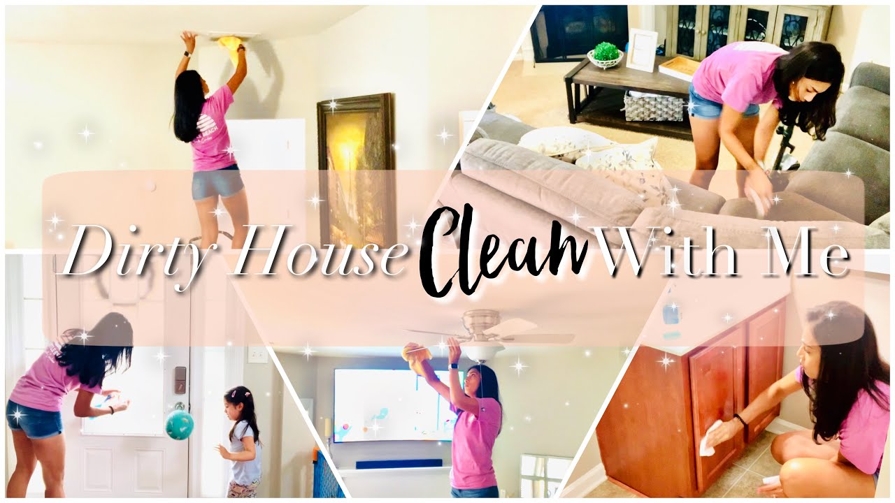 DIRTY HOUSE CLEAN WITH ME | CLEANING MOTIVATION - YouTube