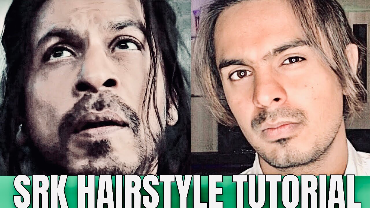 Shah Rukh Khan Hairstyle Tutorial | Best Long Hairstyle For Men 2022 - YouTube