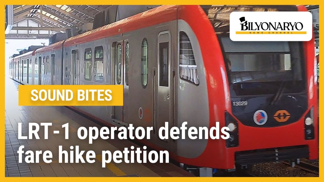 LRT-1 operator defends fare hike petition - YouTube