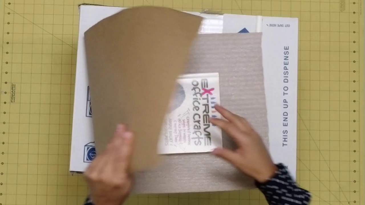 CRO-NEL Cohesive Kraft Shipping Paper - YouTube