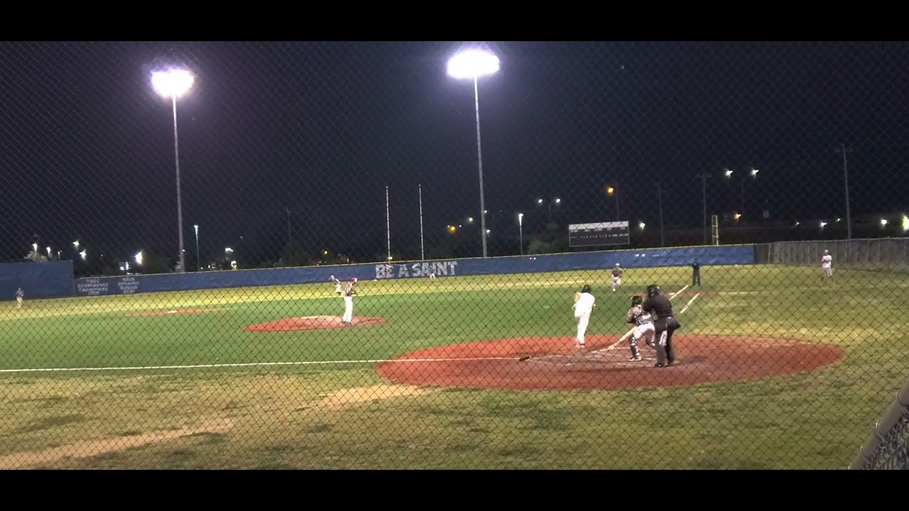 jon fielding ball hit back to him - YouTube