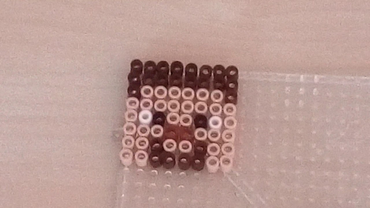 Koraliki pyssla#1 Minecraft - YouTube