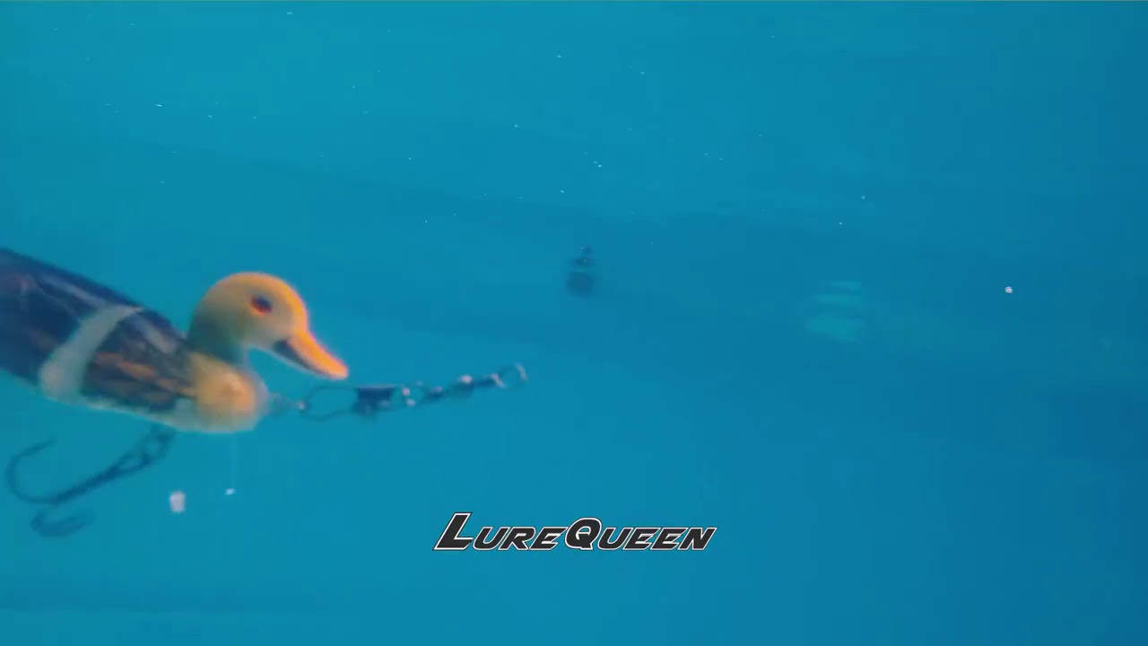 Amazing floating Jointed Duck Lure - YouTube